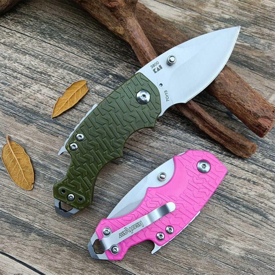 Новый складной нож Kershaw 1660, черный, с клинком из стали 8c13mov с обработкой Stonewashed, рукоять из стали 420, карманный нож для выживания на природе / 3800