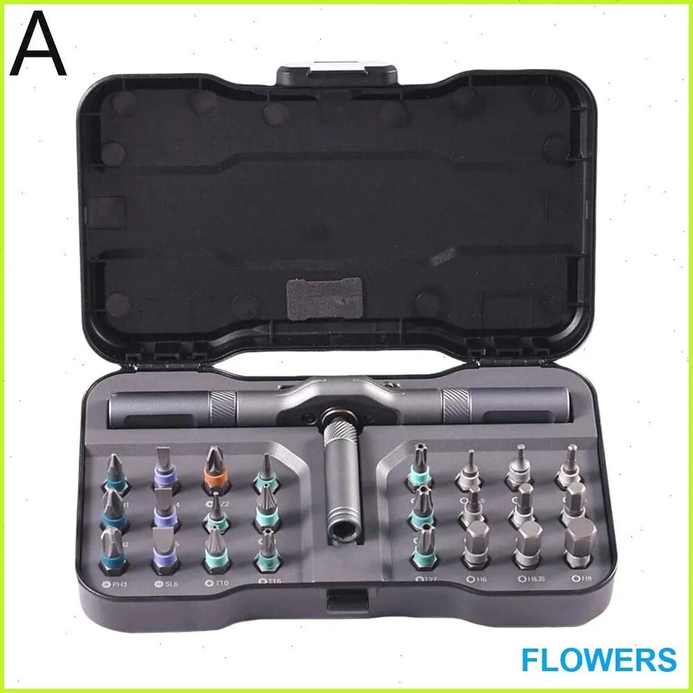 Реверсивная отвертка с набором бит AtuMan Duka RS1 Set 24 в 1