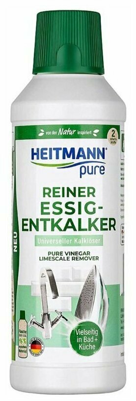 Heitmann Reiner Essig-Entkalker чистящее средство универсальное, против известкового налета и накипи (500 мл)