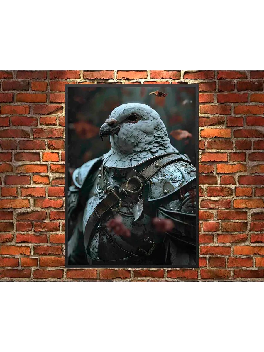 Рыцарь голубиной птицы 1, Плакат 30x42см
