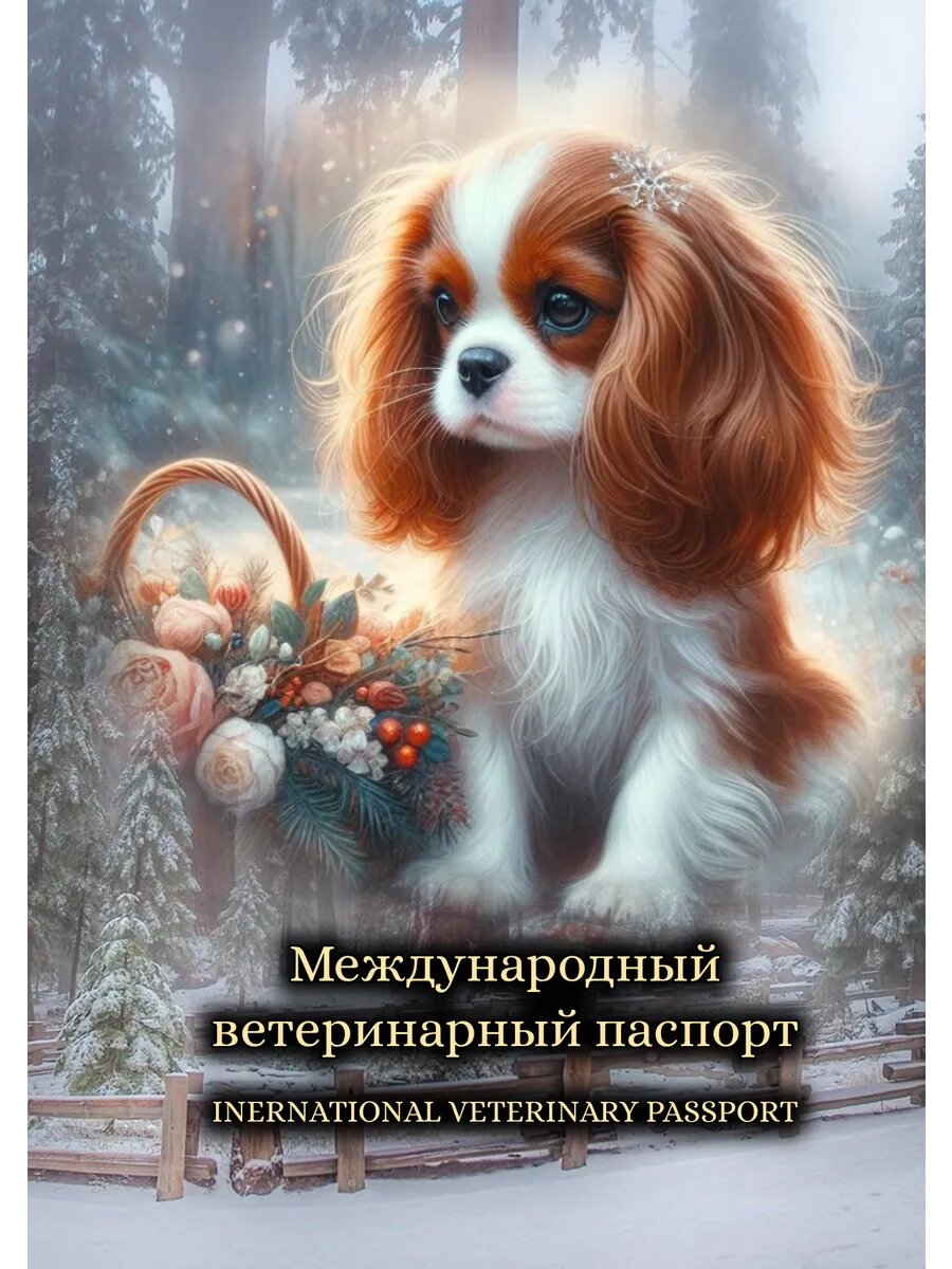 Международный ветеринарный паспорт 1 штука кавалер кинг чарльз