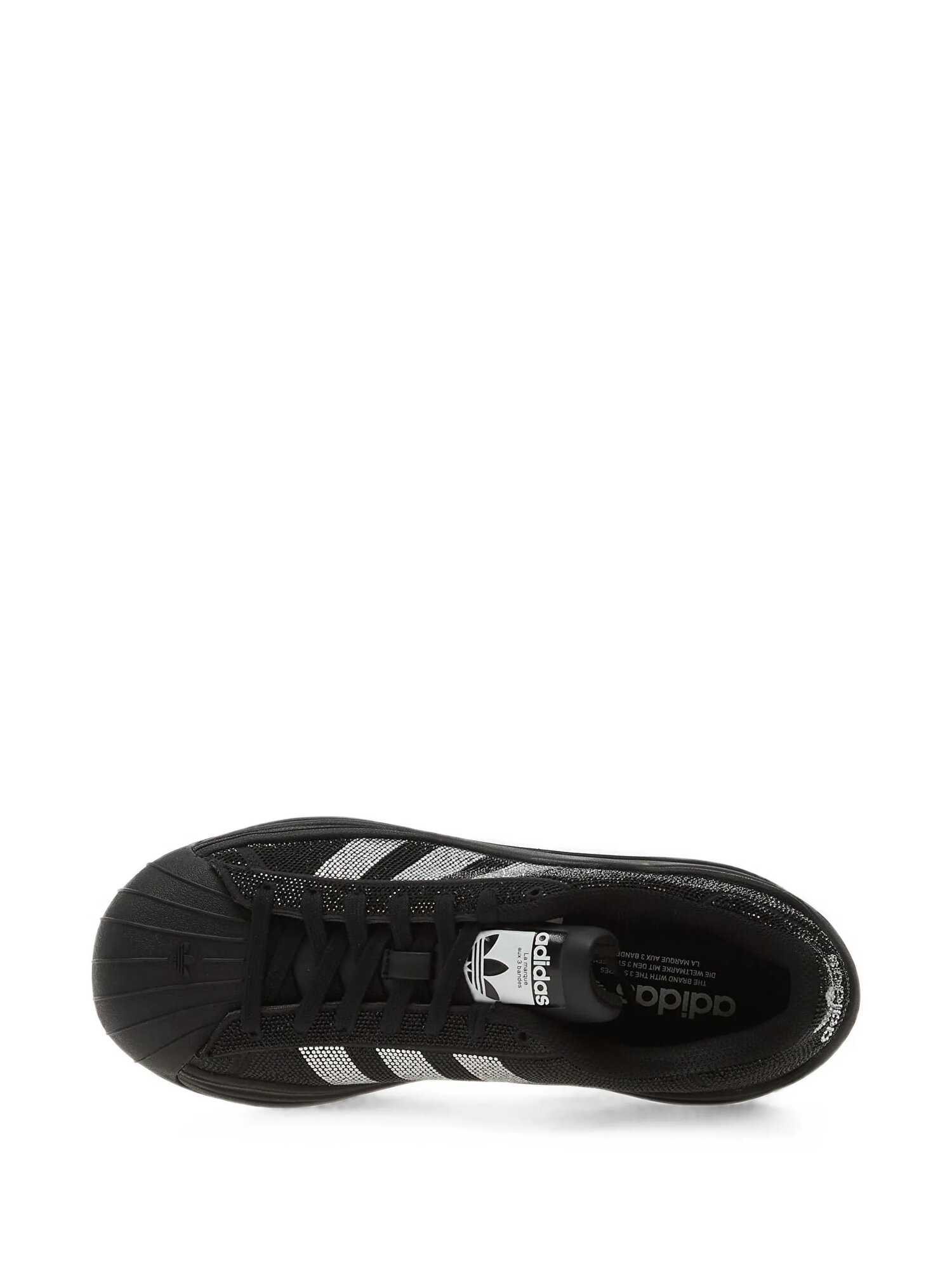 Кроссовки adidas Superstar Bold platform sneakers, размер 8.5, черный — фото 1