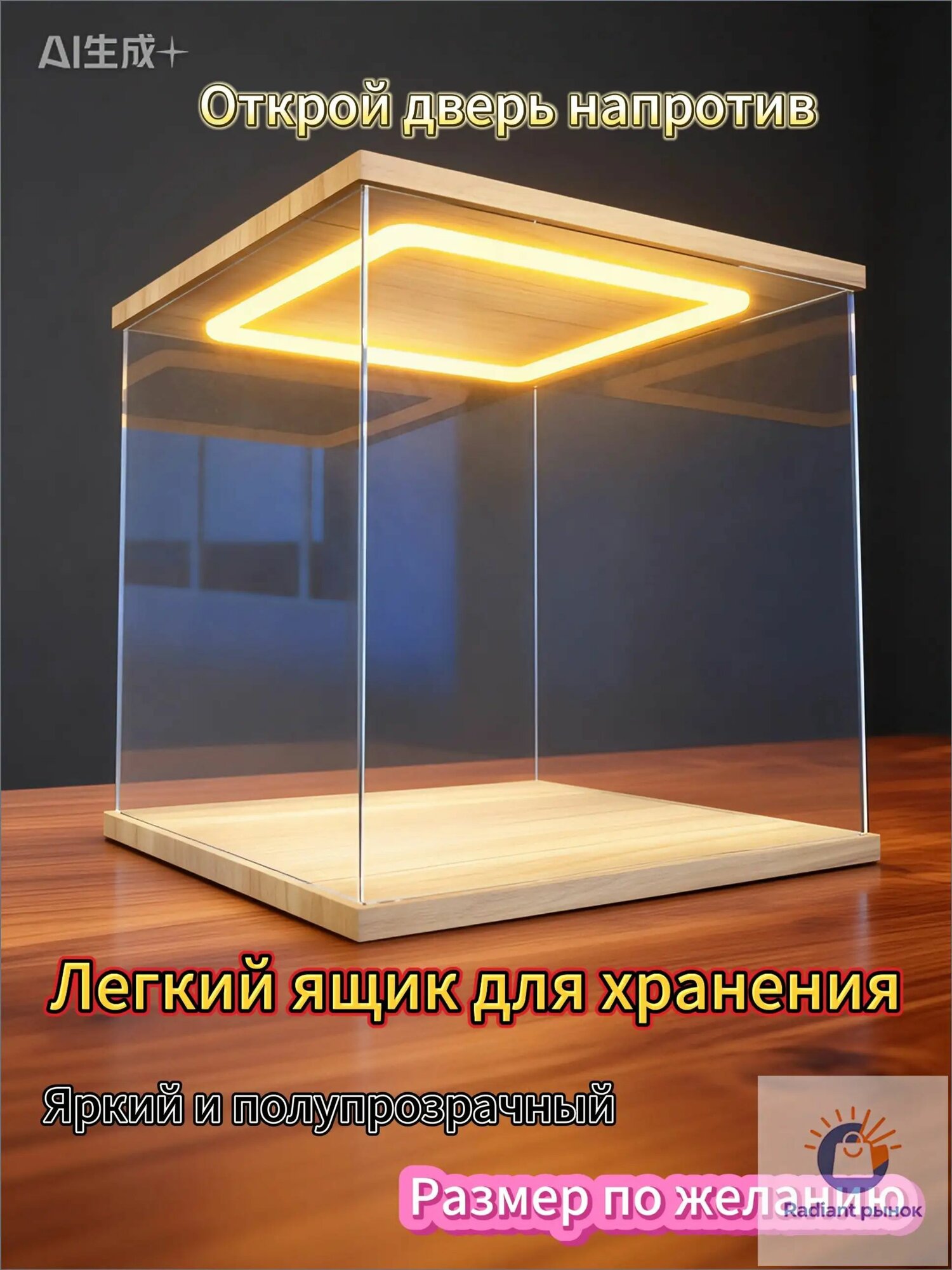 Кофр для хранения вещей "Хранилище ручной работы", 30 см х 25 см х 25 см