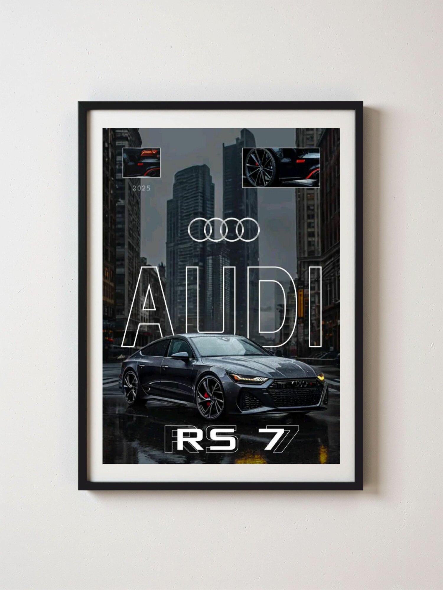 Постер А3- "Audi rs 7" — фото 1