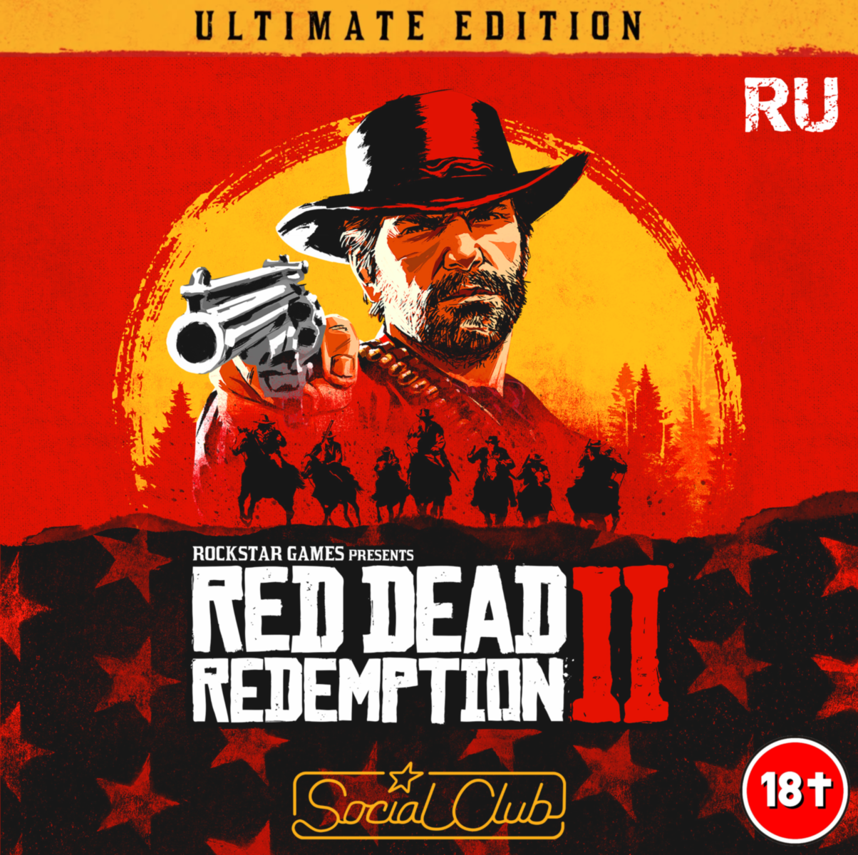 Игра Red Dead Redemption 2 Ultimate Edition (RDR 2) для ПК, ключ Rockstar (Россия и СНГ)