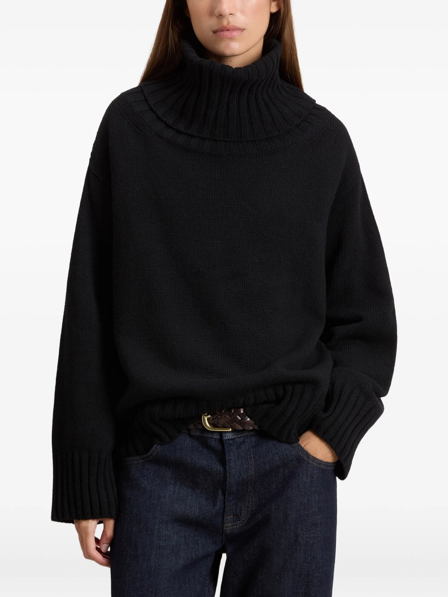 Свитер Woolrich Turtleneck sweater, размер 40, , black — фото 1