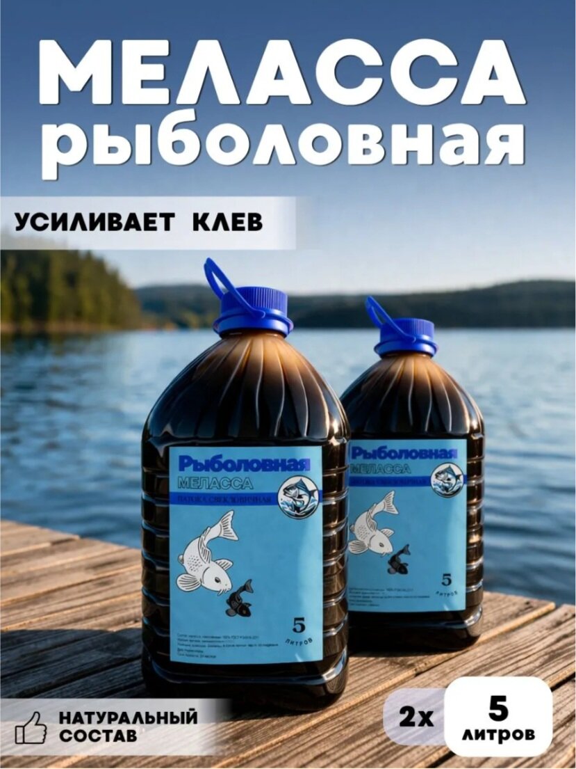 Меласса свекловичная рыболовная 2х5л