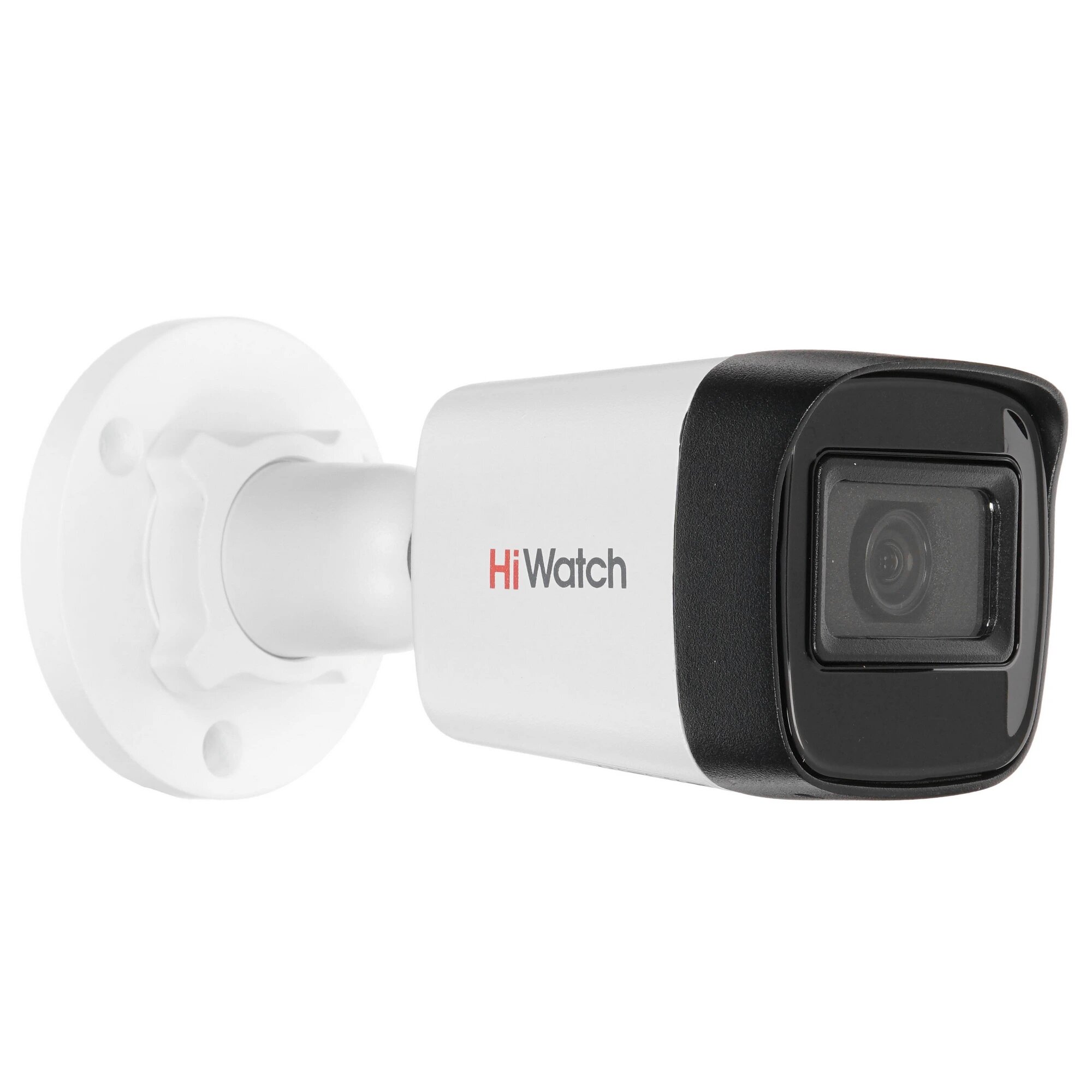Видеокамера уличная HiWatch DS-T500P (B), аналоговая, HD-TVI, 5 Мп (2592 × 1944), EXIR-подсветка, ИК-фильтр, белый
