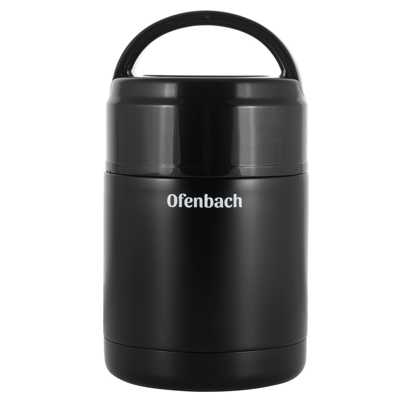 Термос для еды 600 мл. из нержавеющей стали Ofenbach NB 101301 (черный)