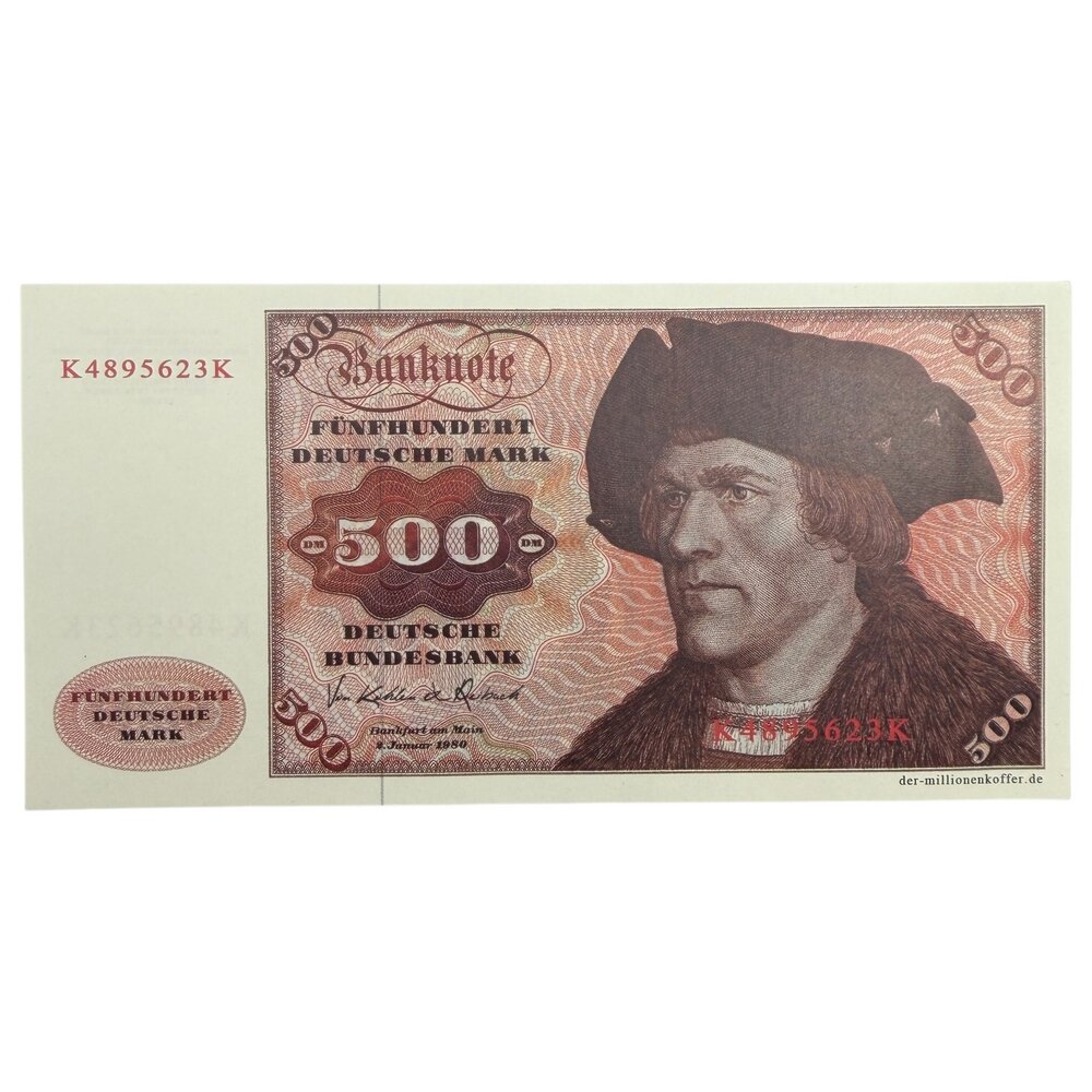 ФРГ (Германия) 500 марок 1980 г. (Копия) (Серия K K)