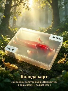 Карты игральные пластиковые гибкий прозрачный пластик для игры в дурак и покер
