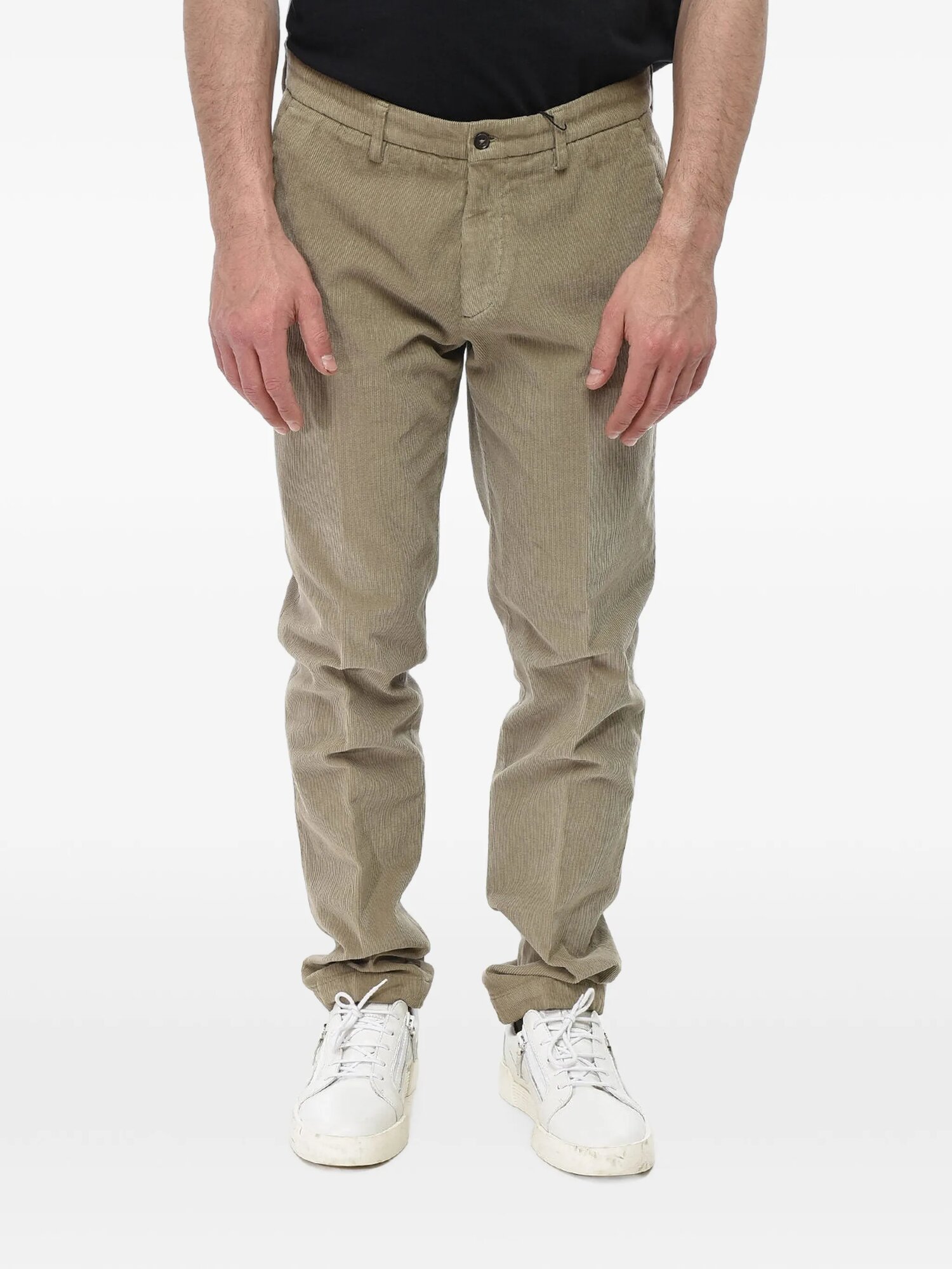 Брюки Corneliani Corduroy tailored trousers