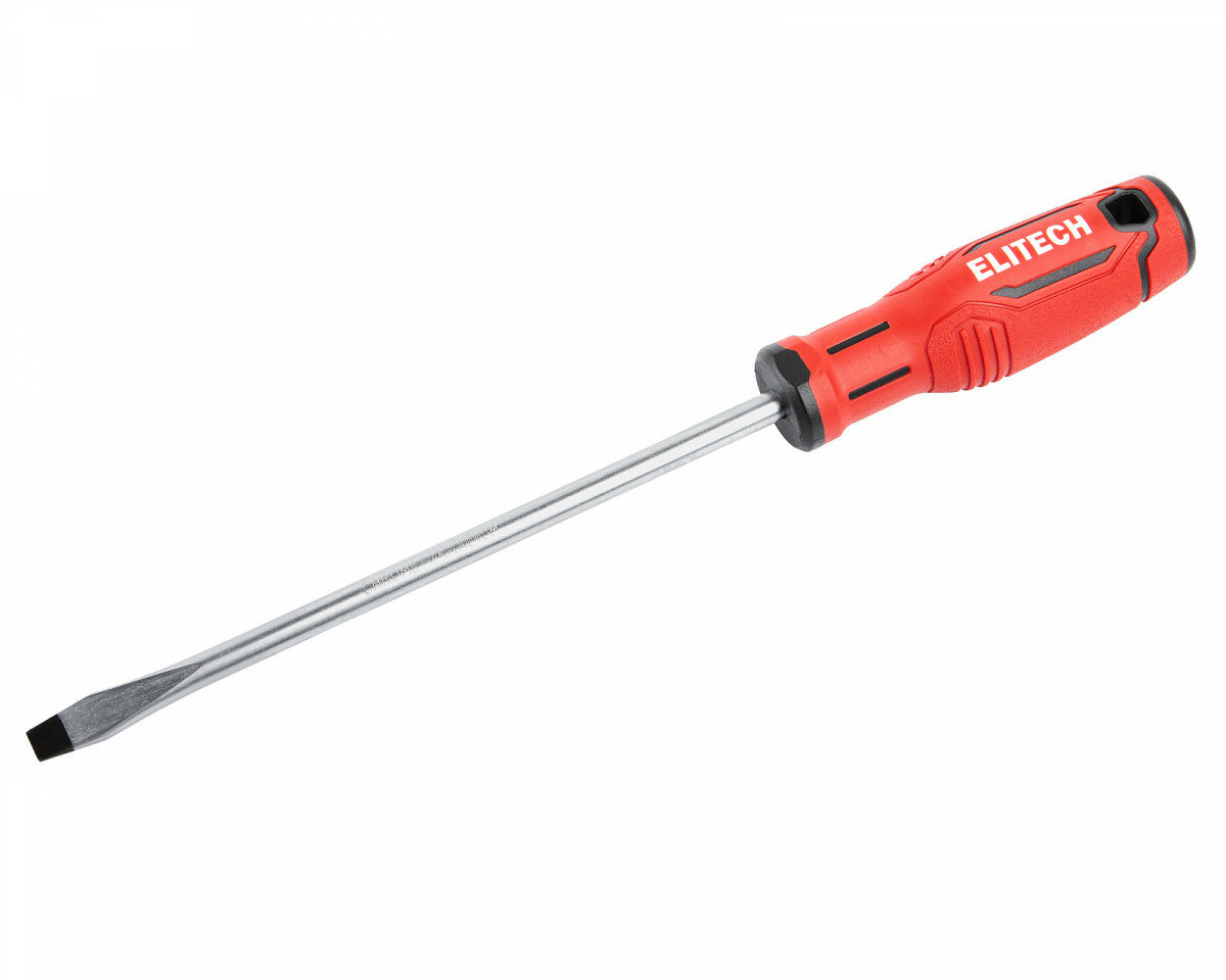 Отвертка Elitech 211108, SL8х200 мм
