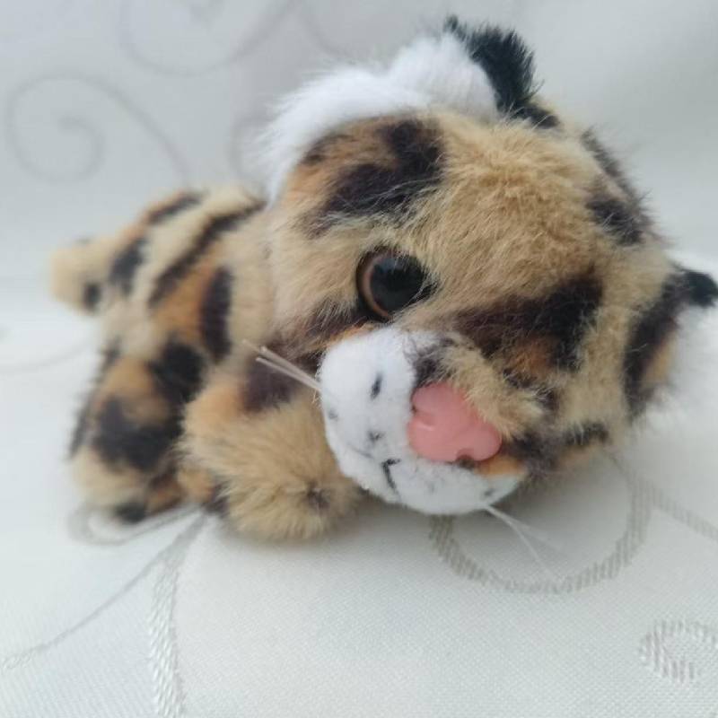 Игровая магнитная игрушка для холодильника с наполнителем из полиэфирного волокна для дома офисов и подарков желтый леопард