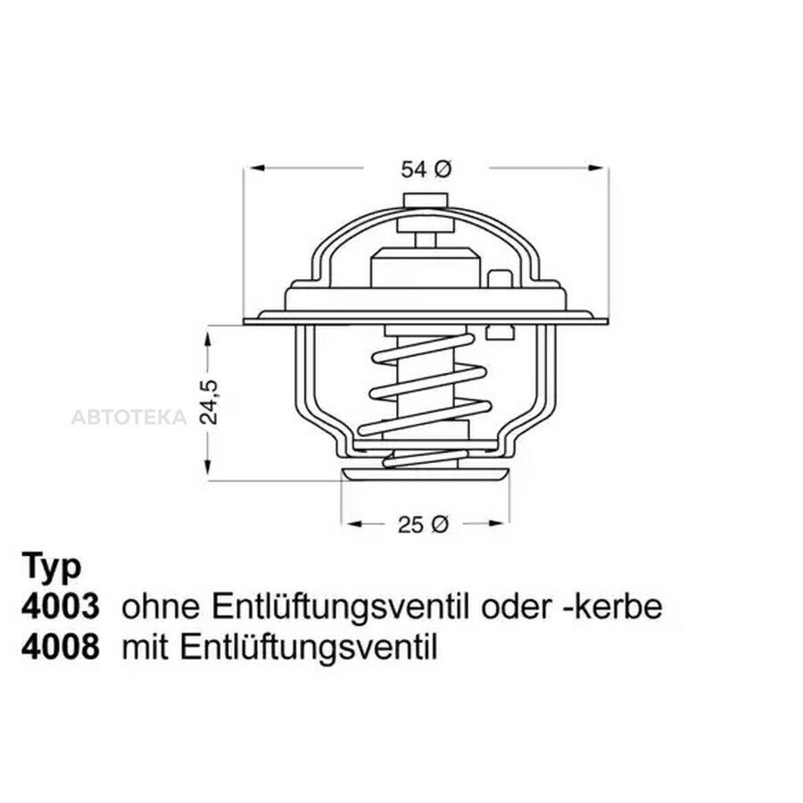 Термостат WAHLER 400879D