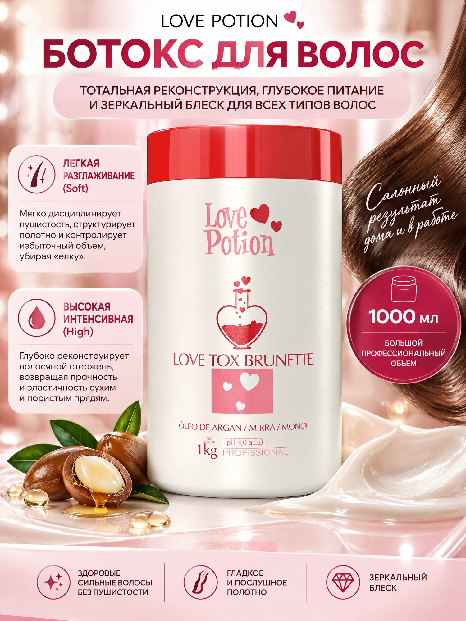 Ботокс для волос LOVE TOX 1000 ml