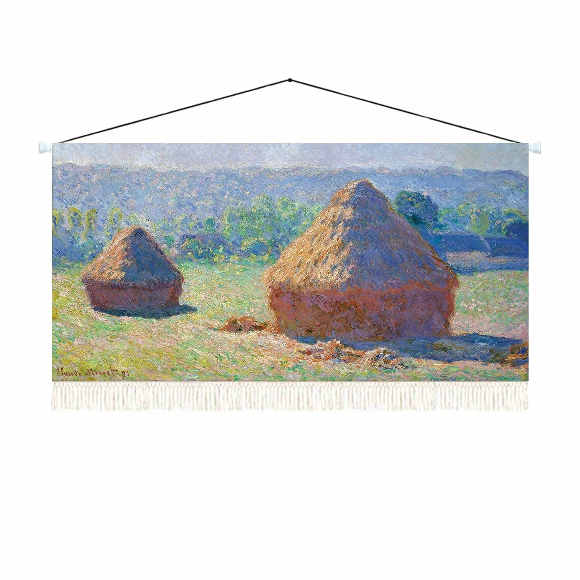 Ковровое полотно Моне Сено, 200см x 110см для гостиной столовой