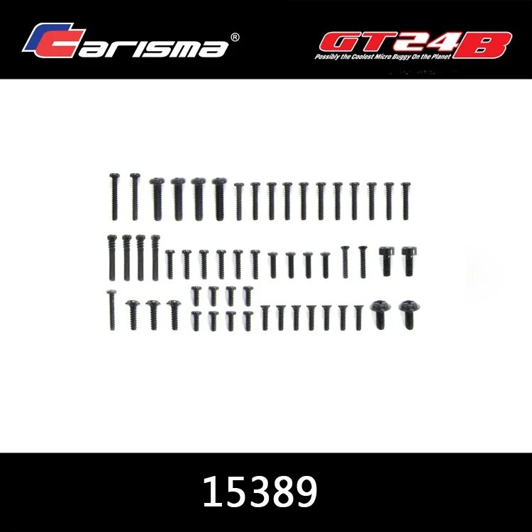 Запчасть для Carisma 1/24 GT24B Micro RC Черный, 15389