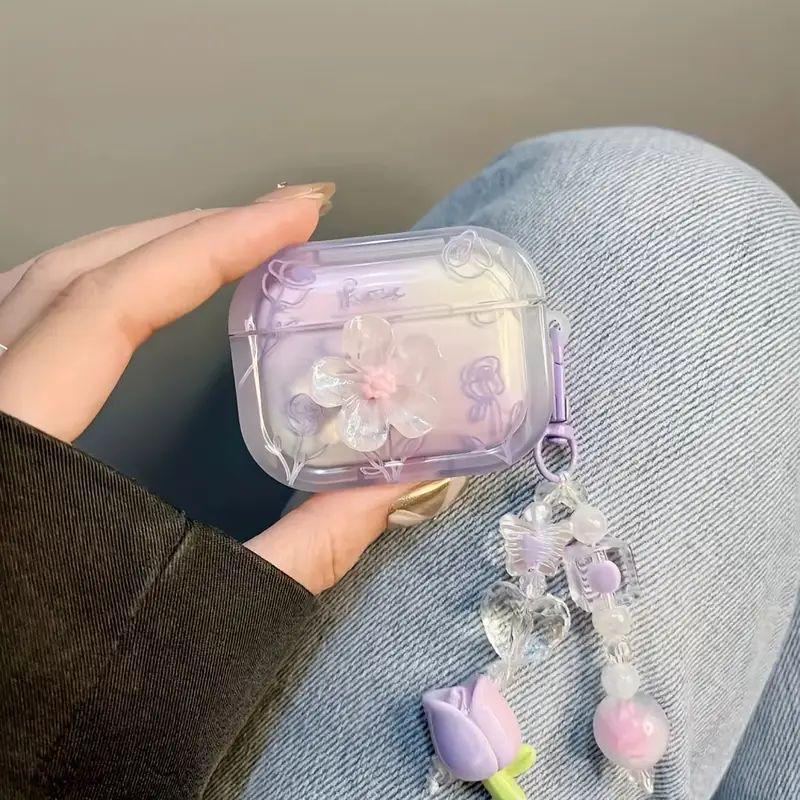 1 шт. Чехол на airpods pro2 кейс для наушников аирподс про 2, Милый мягкий чехол для девочки