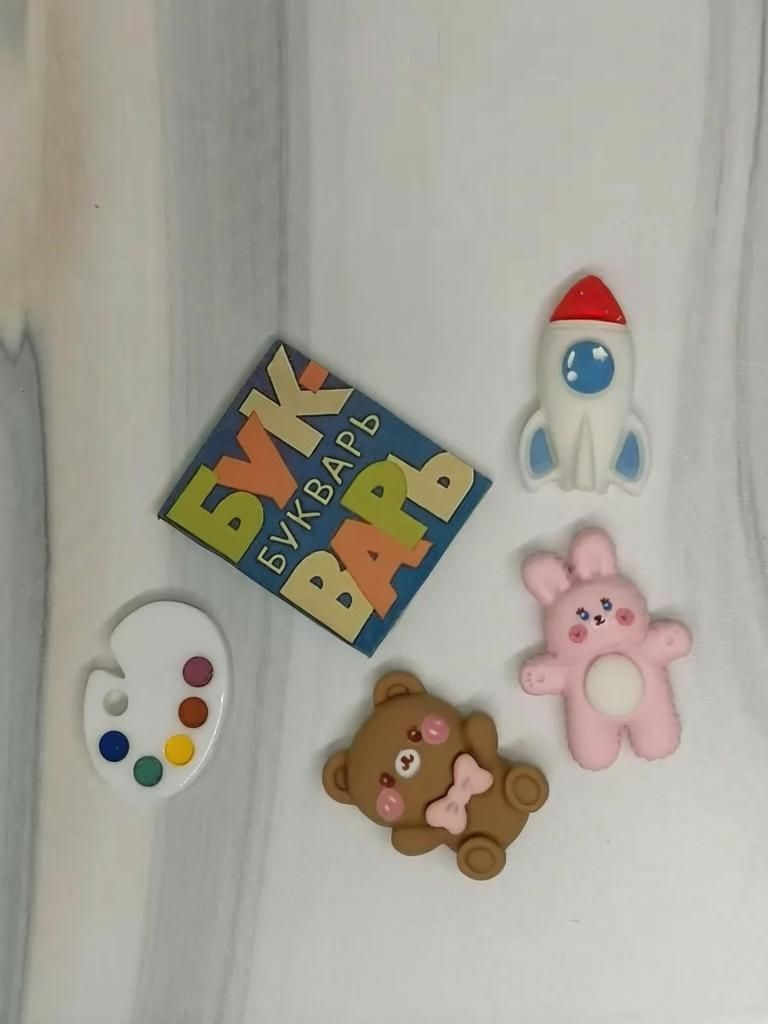 Миниатюры для ватной игрушки, набор 5 предметов