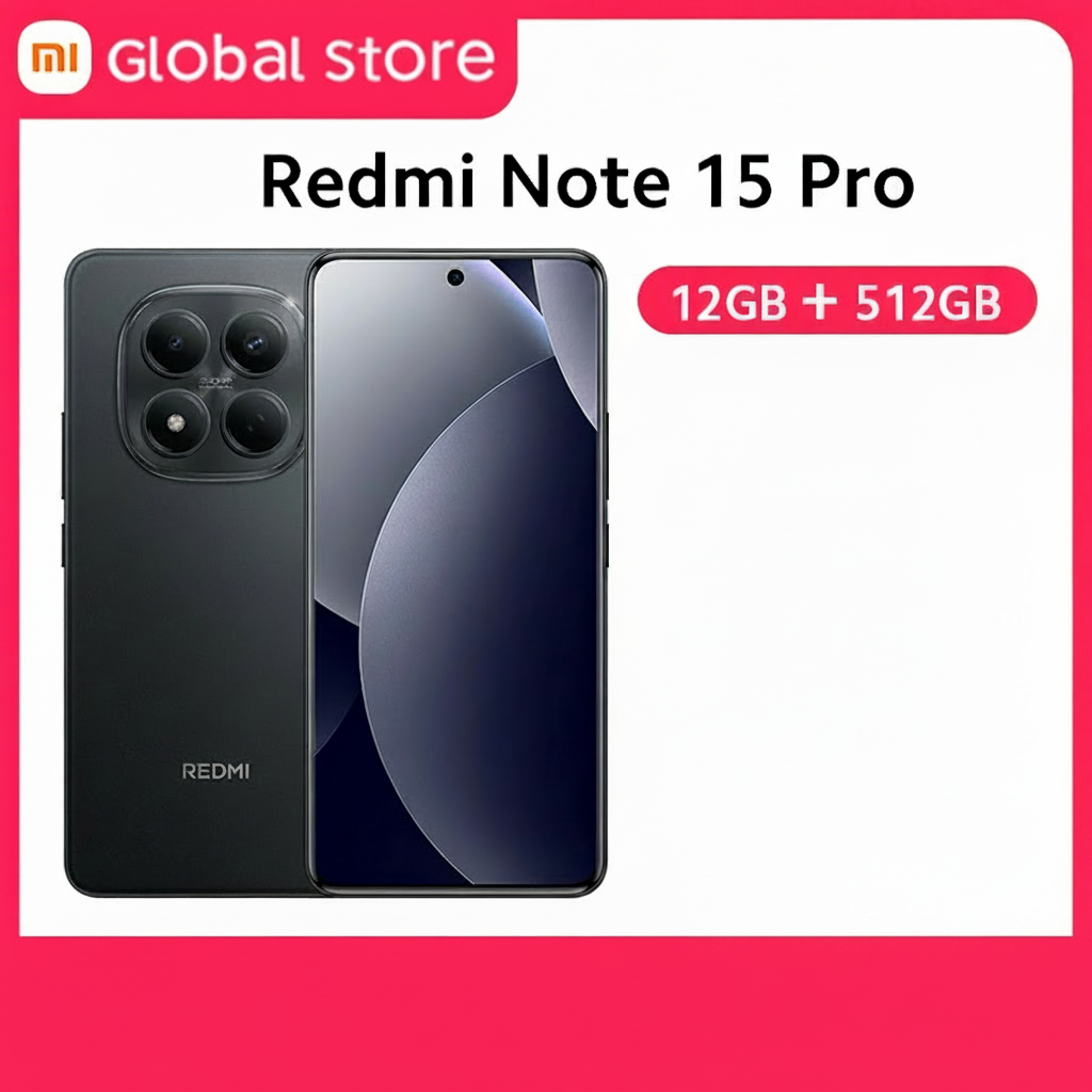 Смартфон Xiaomi Redmi Note 15 Pro 4G, 12/512ГБ, global