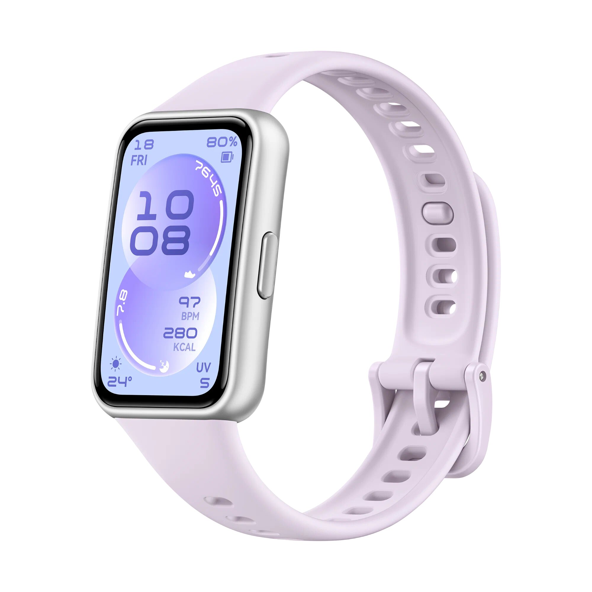 Фитнес-браслет HUAWEI Band 11, (CDY-B19), Фиолетовый корпус из полимера, (55020GVE)