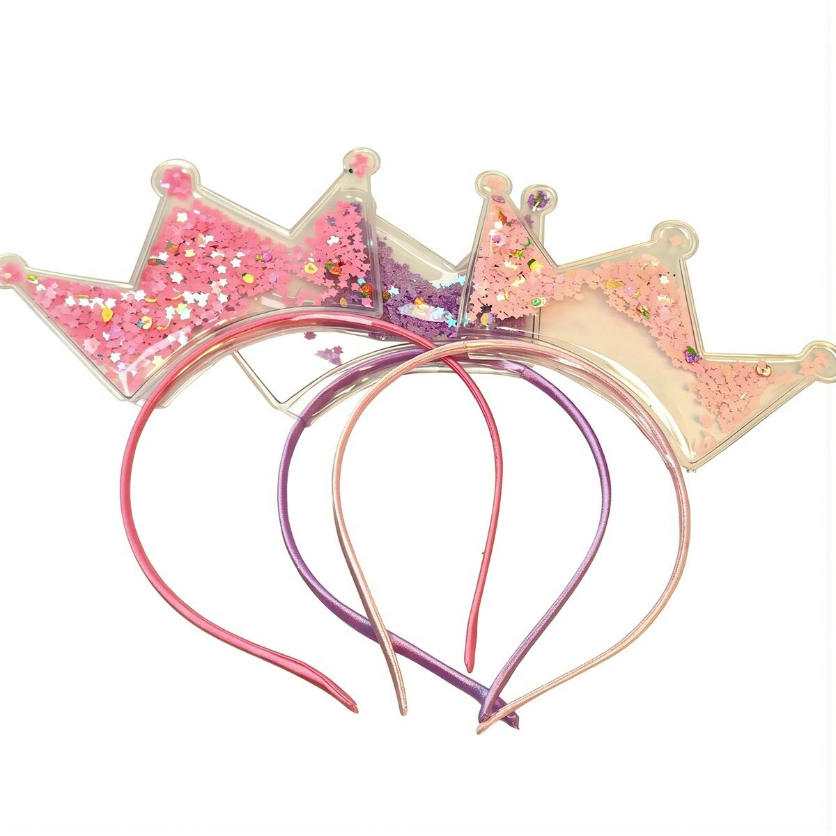 Ободок для девочек с ушками кота подвижные блестки детский аксессуар для садика подарок школьнику яркий декор для праздника повседневного ношения