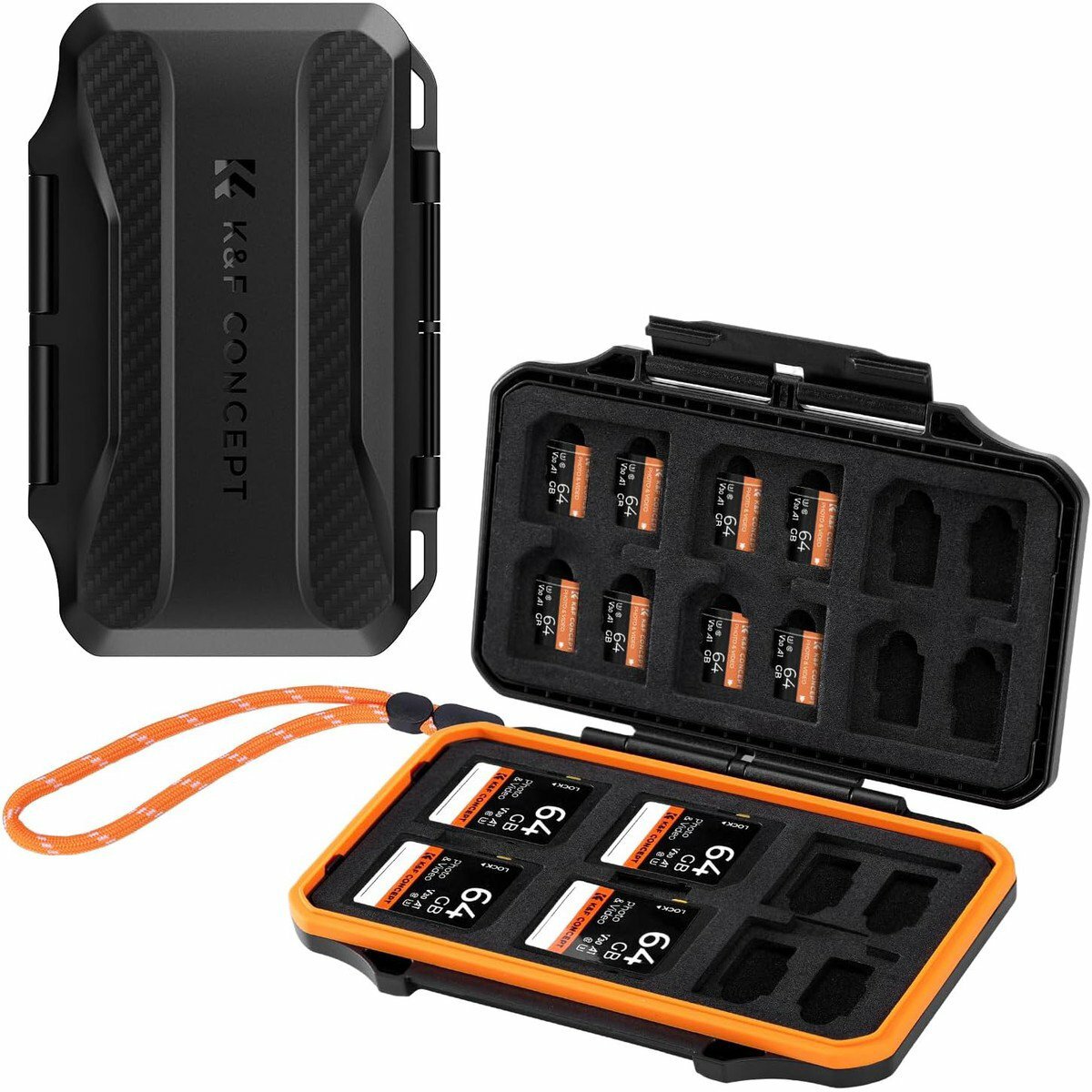 Чехол-органайзер для карт памяти на 12 SD и 24 Micro SD (36 слотов)