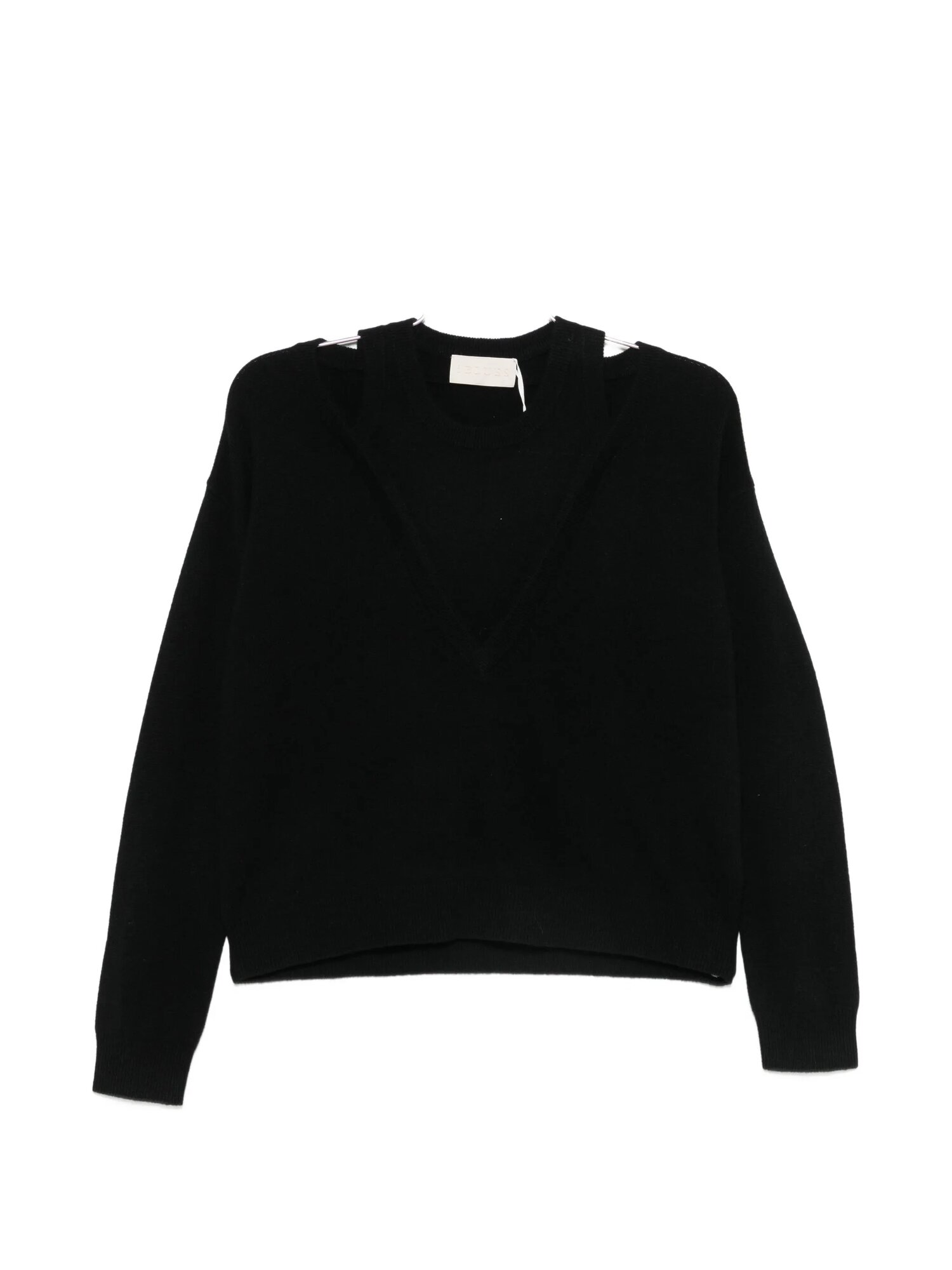 Топ Cut-out layered-effect top