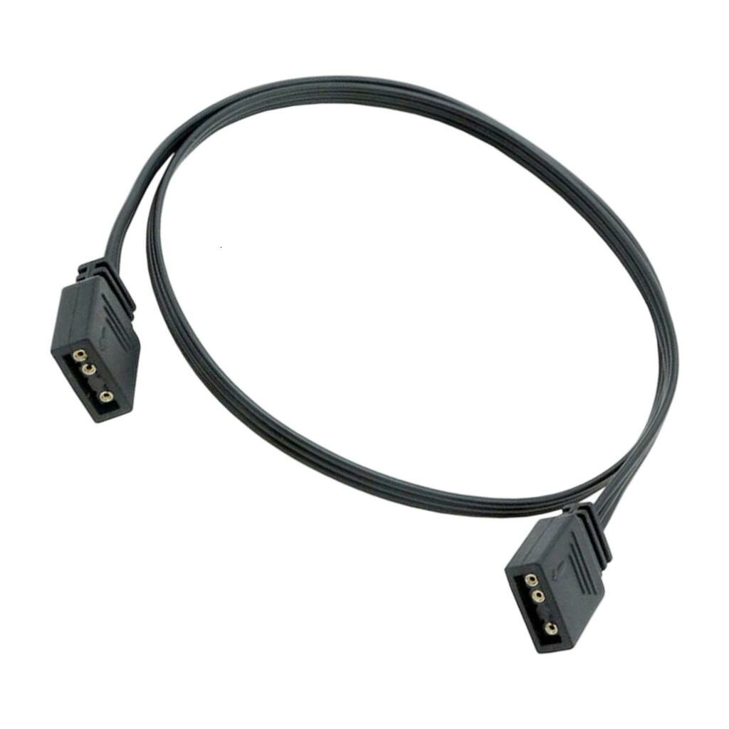 Кабель-удлинитель ARGB 5V 3-Pin, Черный - 1m