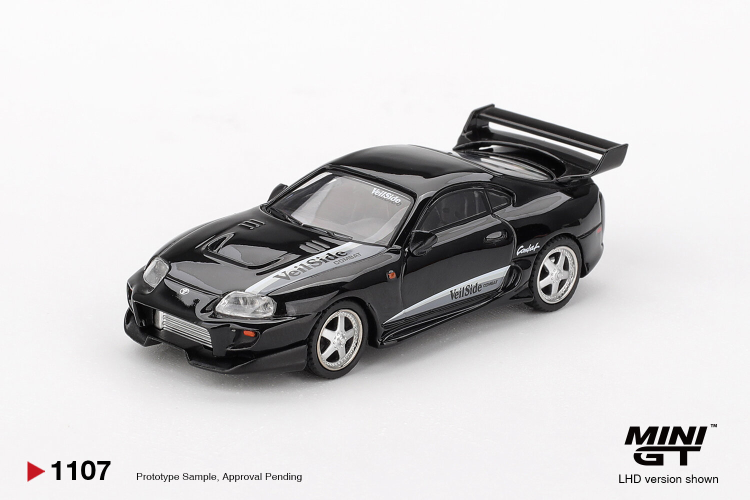Коллекционная машинка Mini GT 1:64 Toyota Supra VeilSide Combat V-II Black