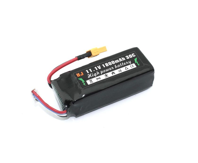 Аккумулятор Li-Pol 11.1v 802555 1800mah разъем XT30-Plug