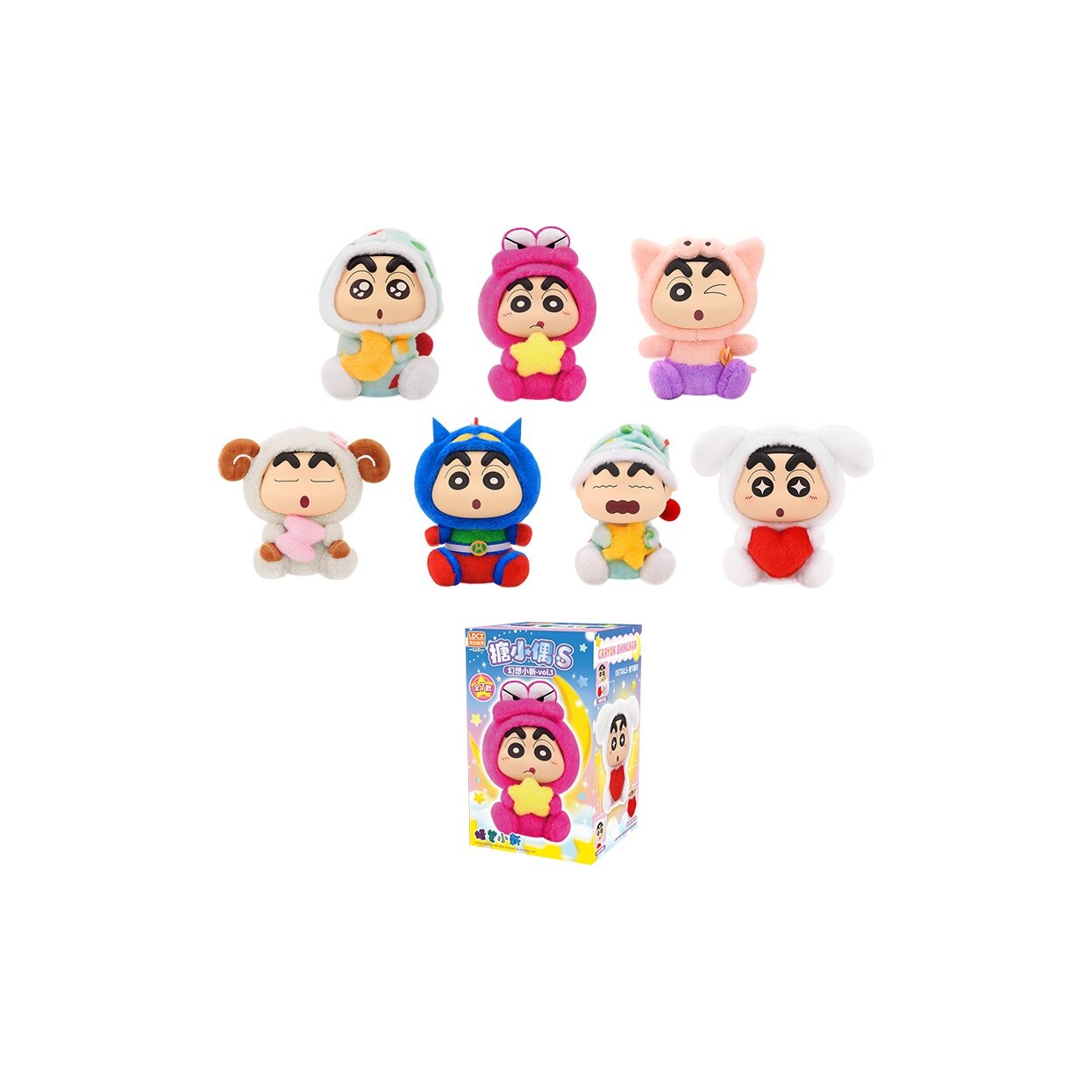 Кукла унисекс Spiritual Creations Shin-chan S Vol.1, Single Mystery Box (Random Pick)