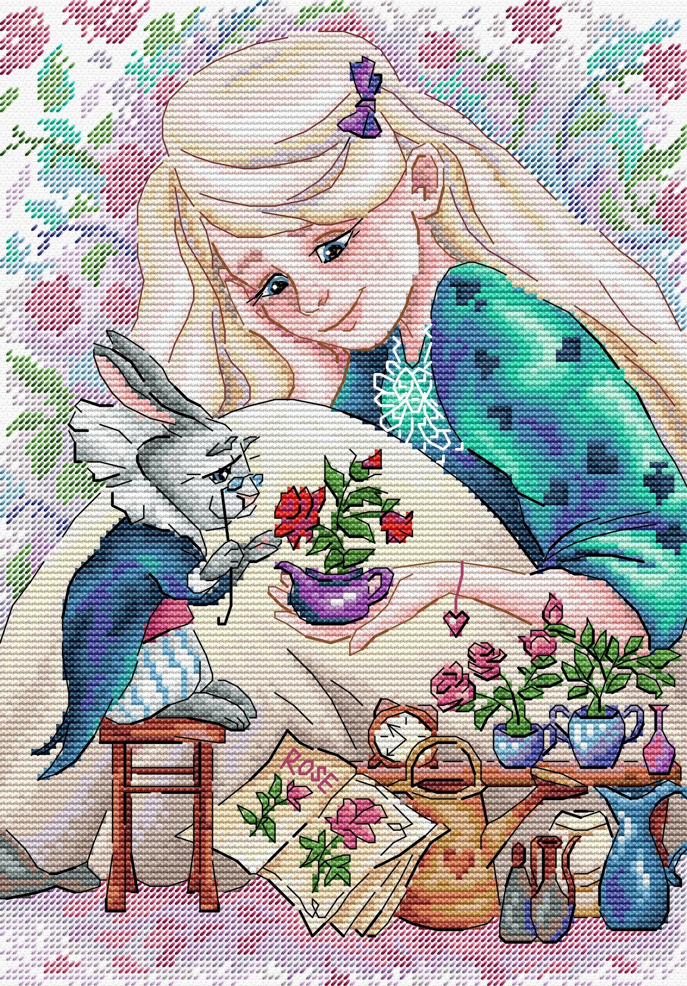 Вышивка Страна чудес 29x20 см.