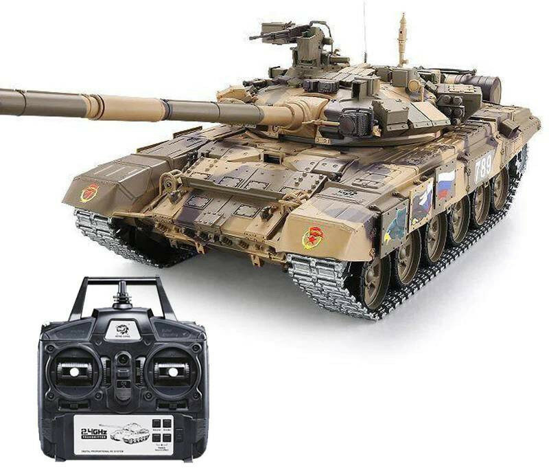 Радиоуправляемый танк Heng Long T-90 MS version V7.0 масштаб 1:16 RTR 2.4G - 3938-1UpgA V7.0