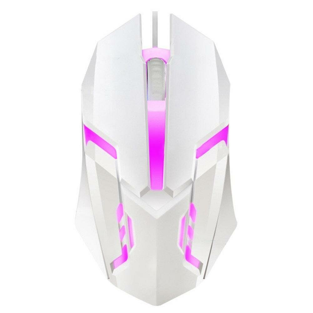 Проводная игровая мышь,7-цветный пульсирующий свет, USB 2.0,1000 DPI