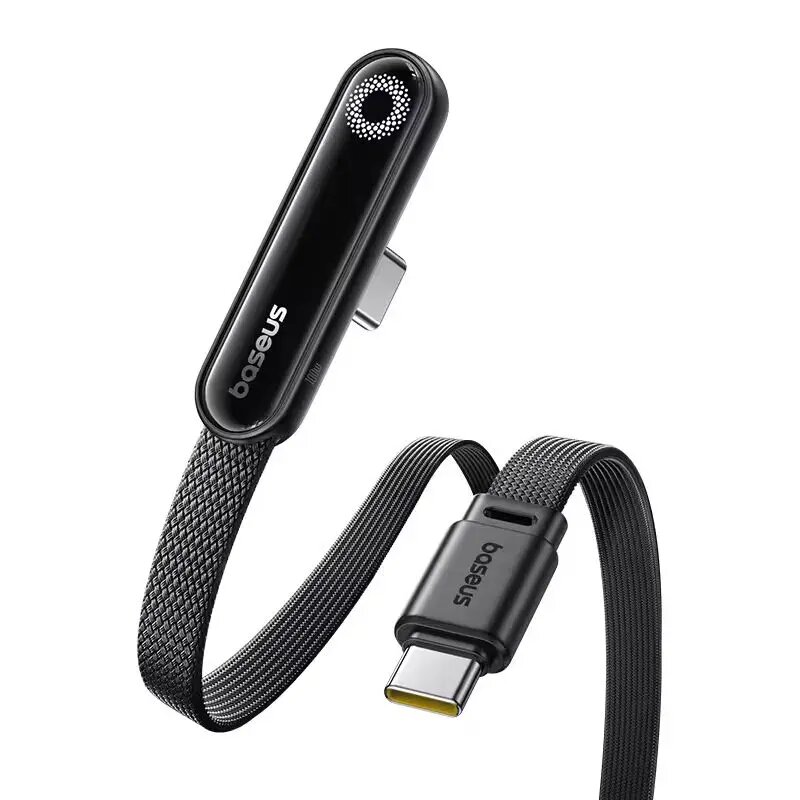 Кабель Baseus MVP3 с угловым разъемом USB C 100 Вт для iPhone 16 15 Pro Max, кабель Type C с 1 м