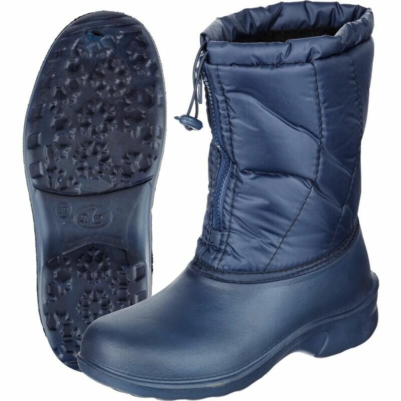 Боты утепленные женские ЭВА синие размер 40