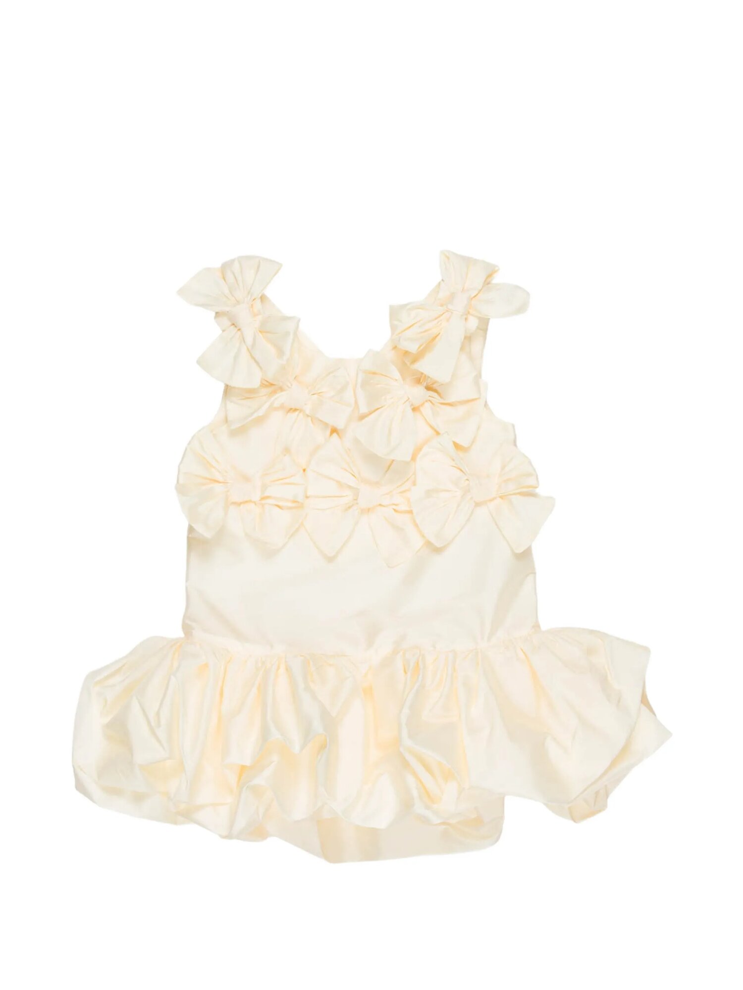 Платье Bow ruffled dress