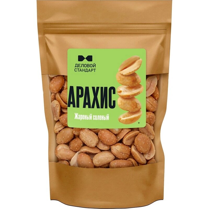 Арахис Деловой стандарт жареный соленый 50гх12шт/уп