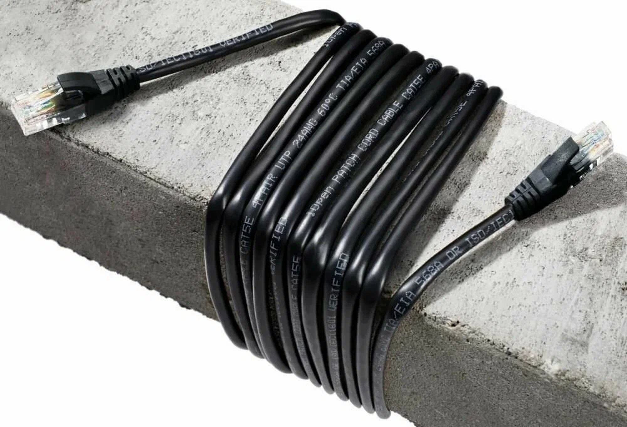 Патч-корд AOpen CAT5E UTP 1.5M BLACK ANP511_1.5M_BK