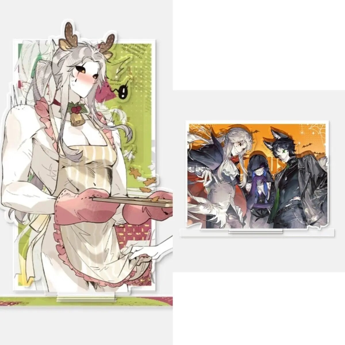 Фигурки Пьеро и Арлекино из мультфильма «Цирк фриков» set