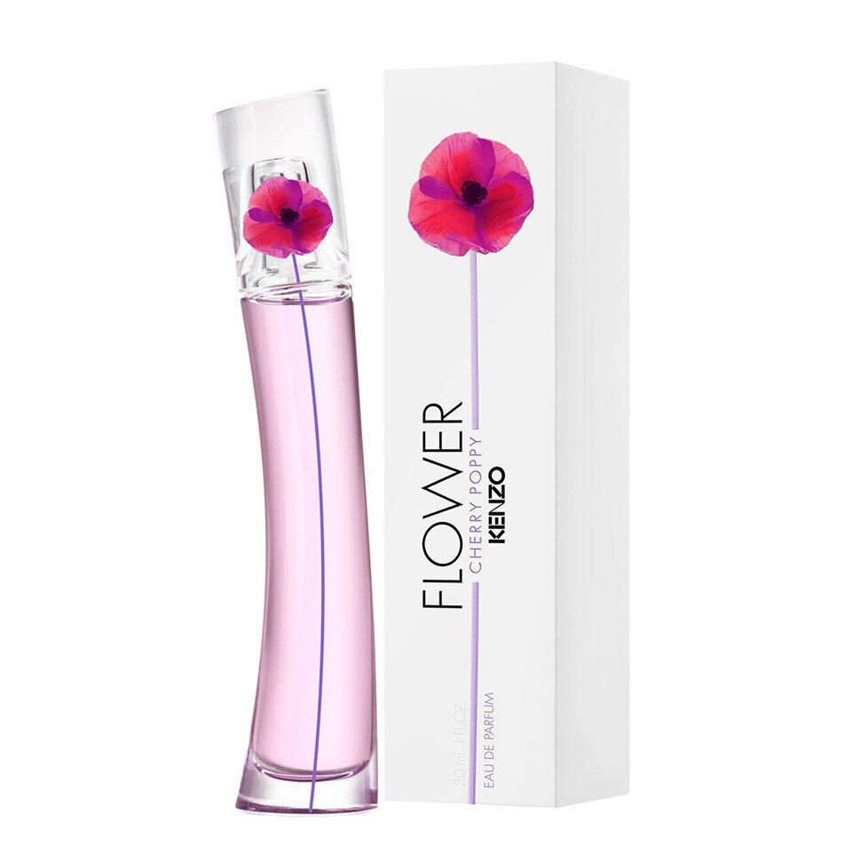 Парфюмерная вода для женщин Kenzo Flower By Kenzo Cherry Poppy 30 мл / Духи Кензо Фловер Бай Кензо Черри Поппи