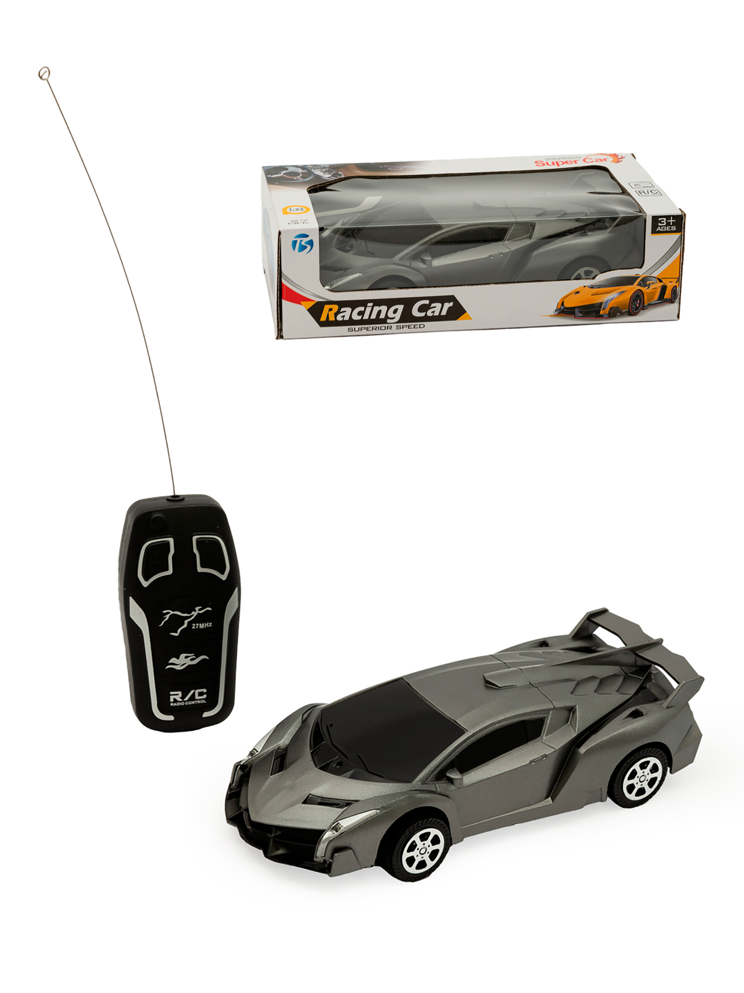 Машинка на пульте управления гоночная, масштаб 1:22, для мальчиков и девочек, пластик