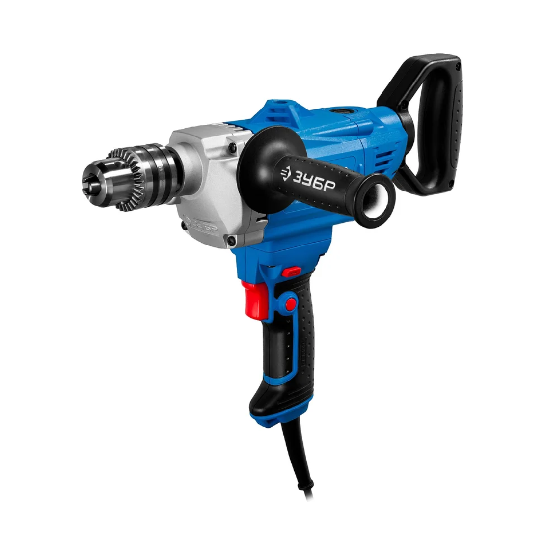 Дрель безударная ЗУБР ЗДМ-1200 РММ2, 1200 Вт, 850 об/мин, 160 Н·м, реверс, ключевой патрон, синий