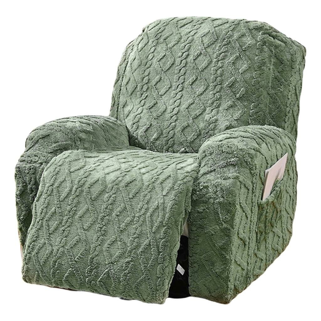 Чехлы для дивана-раскладушки с геометрическим рисунком, Армейский Зеленый