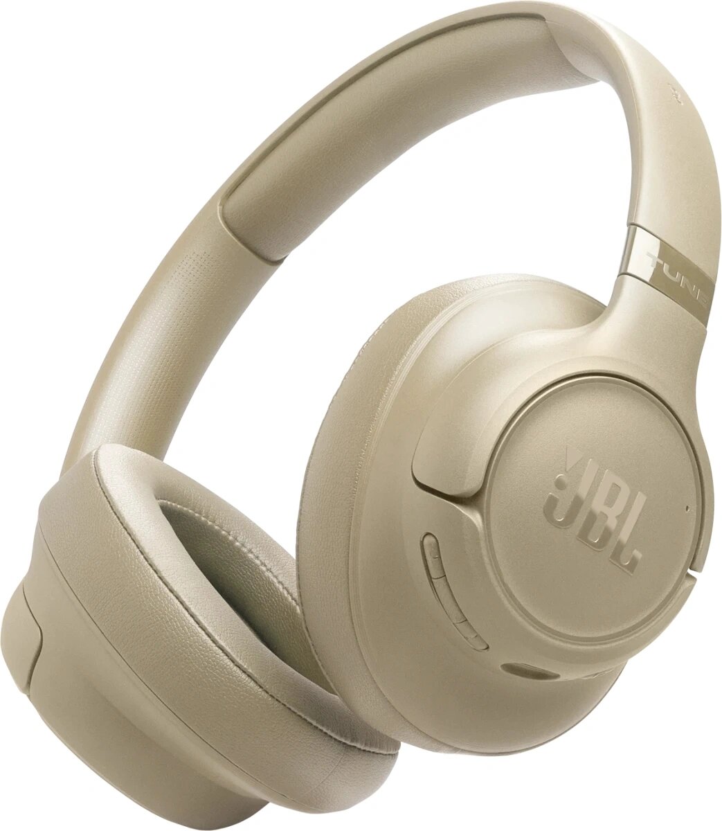 Наушники беспроводный JBL большие Tune 730BT бежевый оголовье