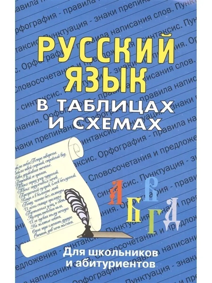 Русский язык в таблицах и схемах