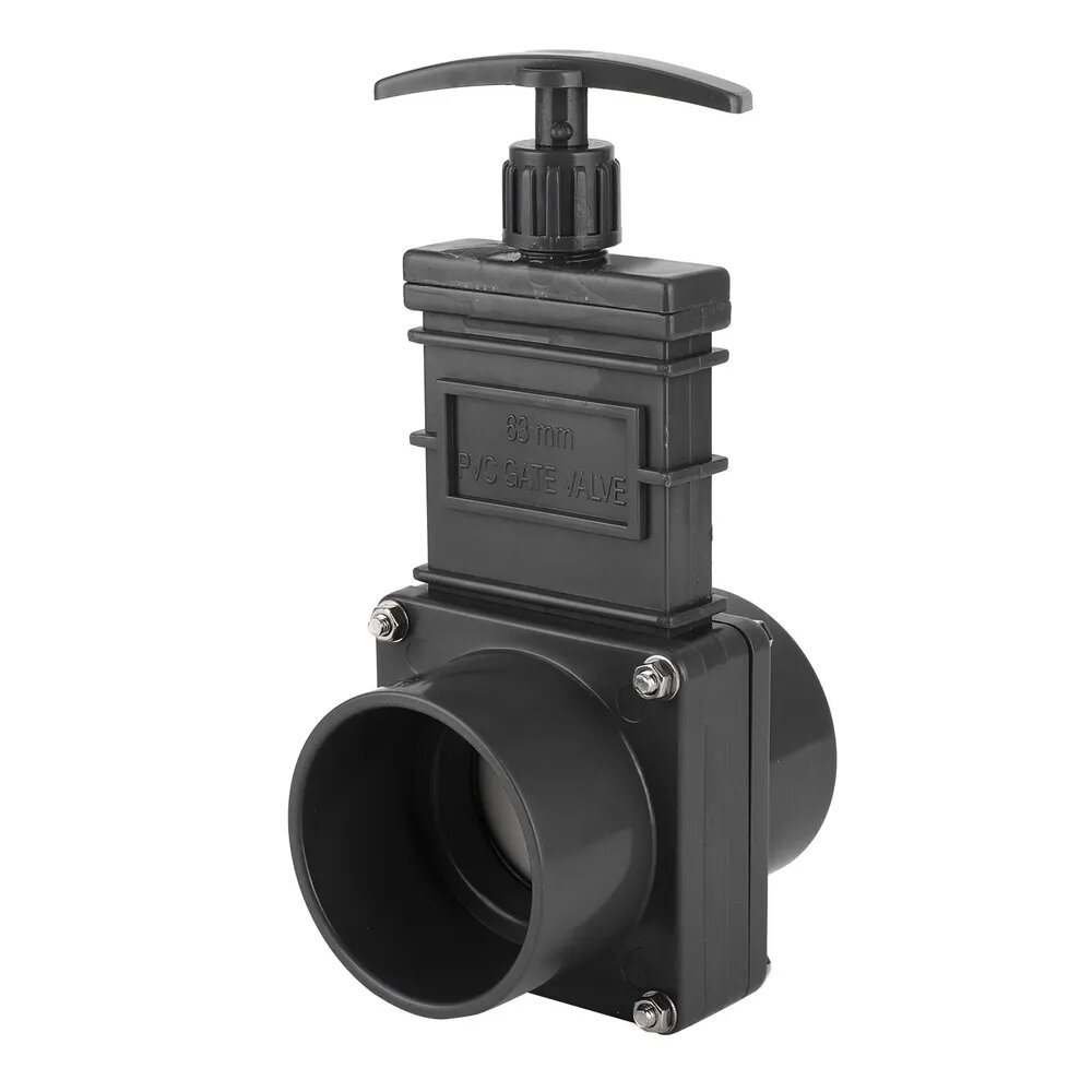 Водяная задвижка PVC GATE VALVE 63 мм из ПВХ для установки в системах водоснабжения