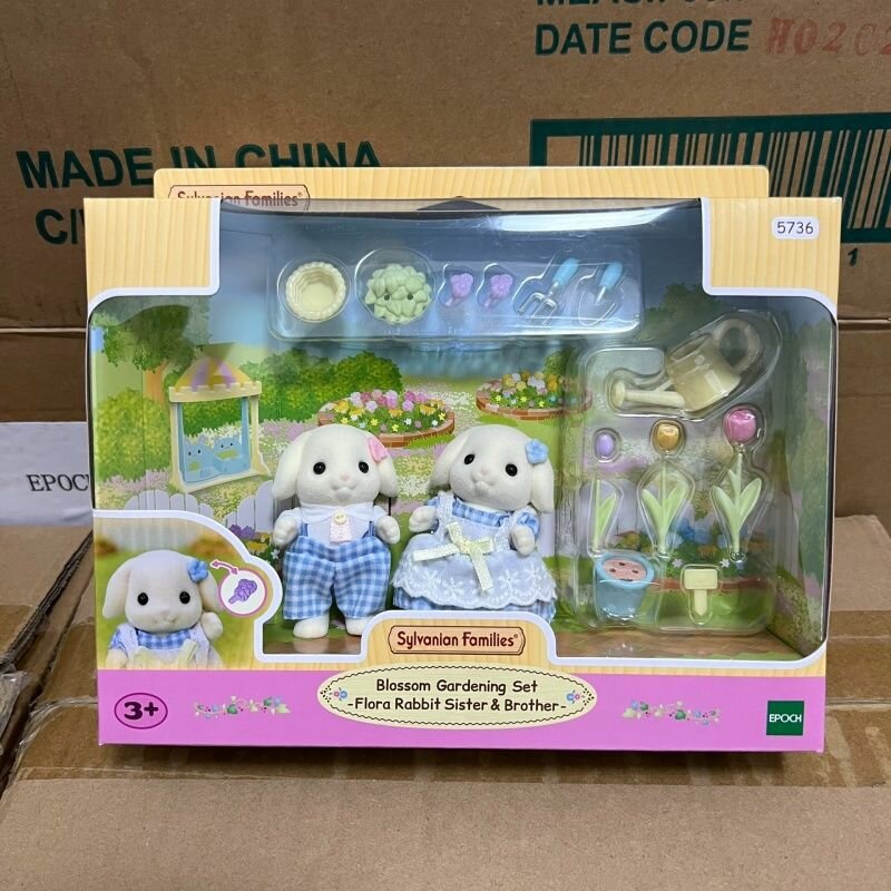 Набор фигурок Детская игрушка Sylvanian Families Кролик с опущенными ушами